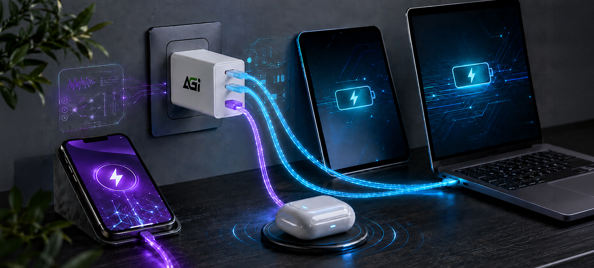 快充協議指南：掌握 USB PD 與 QC 技術核心 - AGI Technology